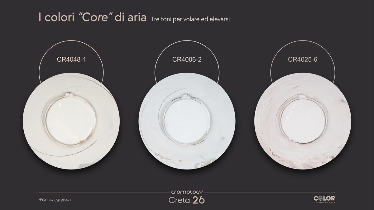 Creta-26 - La Cromology Color Vision 2026 segna un ritorno alla materia ...
