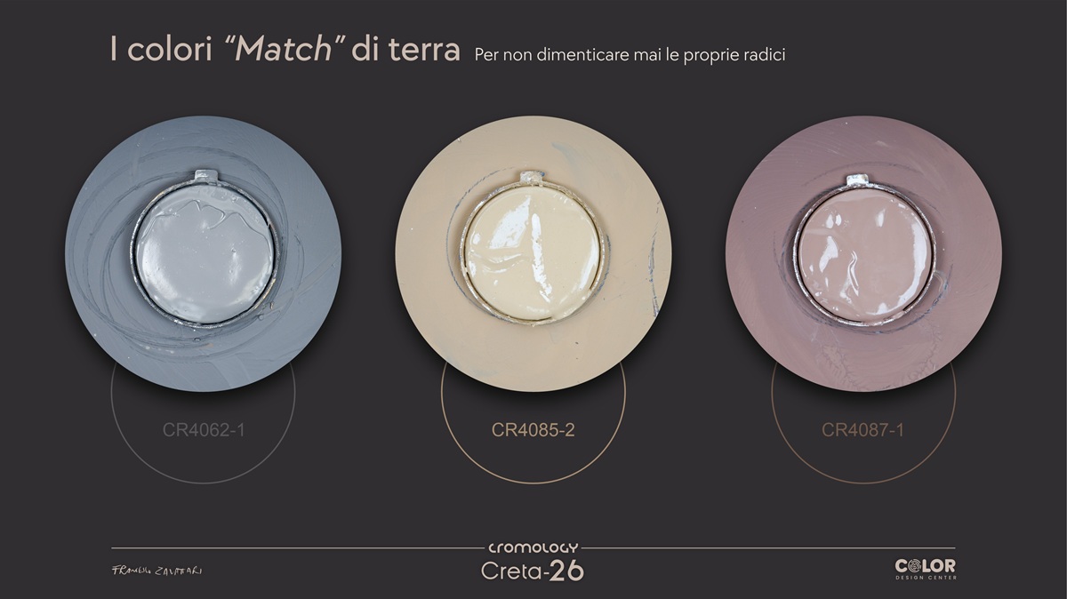 Creta-26 - La Cromology Color Vision 2026 segna un ritorno alla materia ...